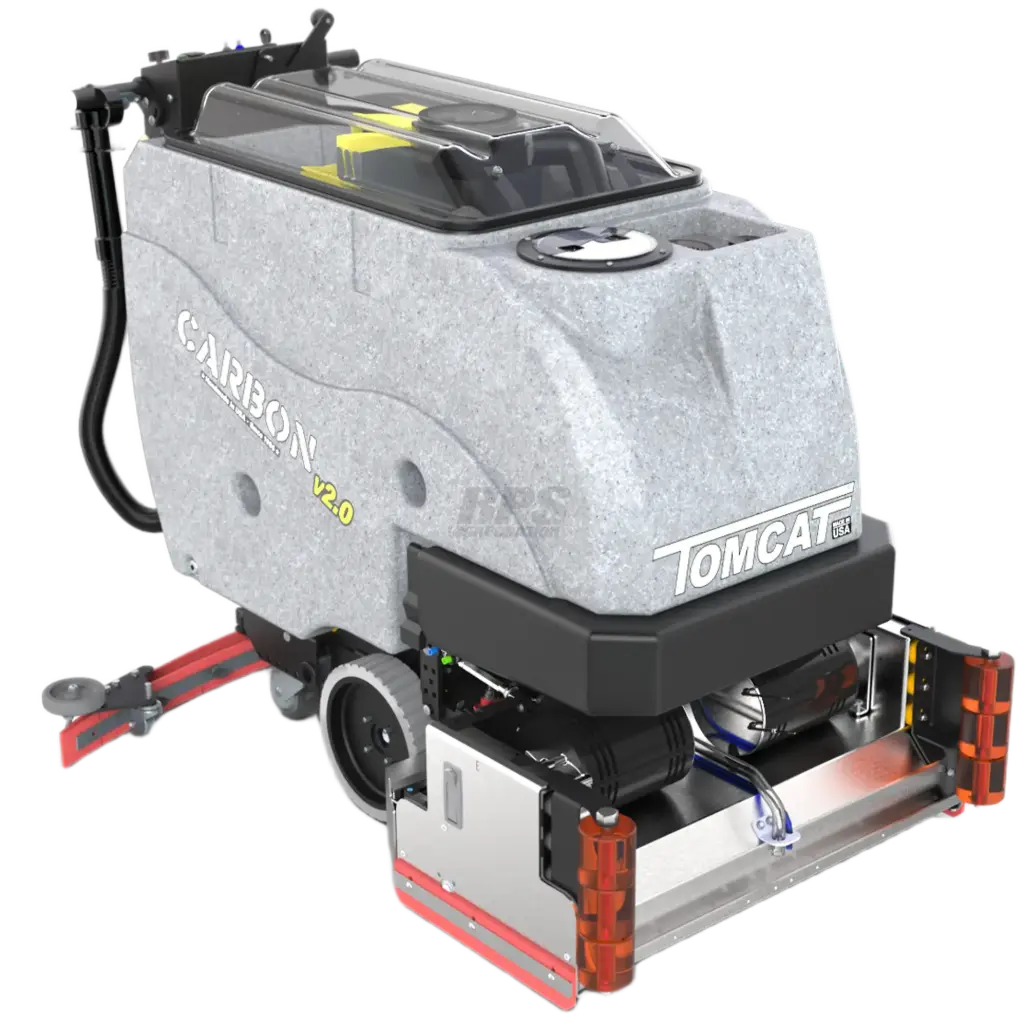 Tomcat CARBON v2.1 29" Cylindrical Traction Drive Walk Behind Scrubber ...
